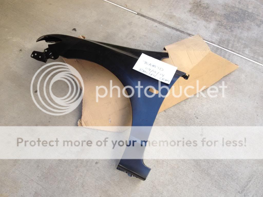 SoCal JDM FA5 FA1 fender with side marker hole cutout | 8th Generation ...
