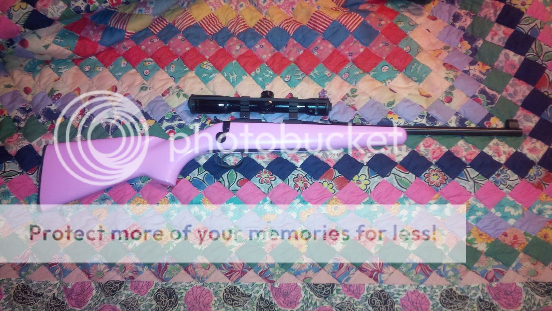 Pink Scout gets a Burris 4X compact. | Rimfire Central Firearm Forum